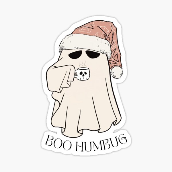 "Creepmas Ebenezer Scrooge Ghost" Sticker for Sale by HouseofVandel ...