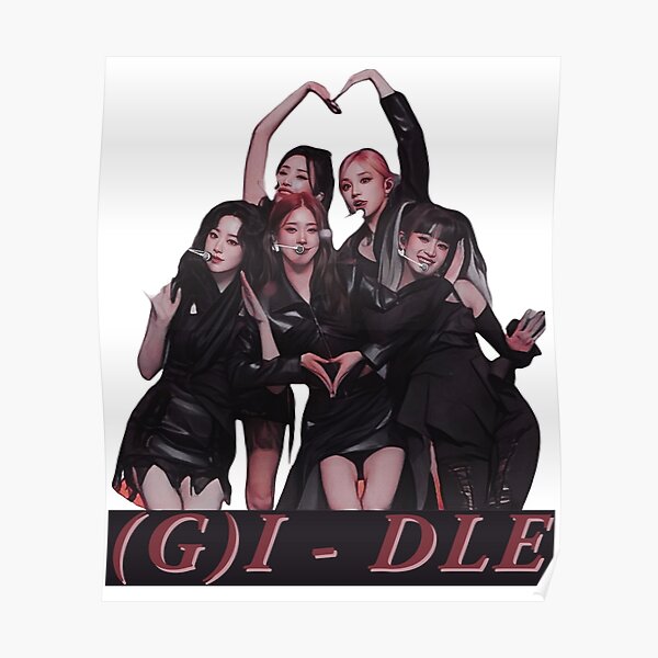 "(G)I-DLE" Poster for Sale by g-fullsun03 | Redbubble