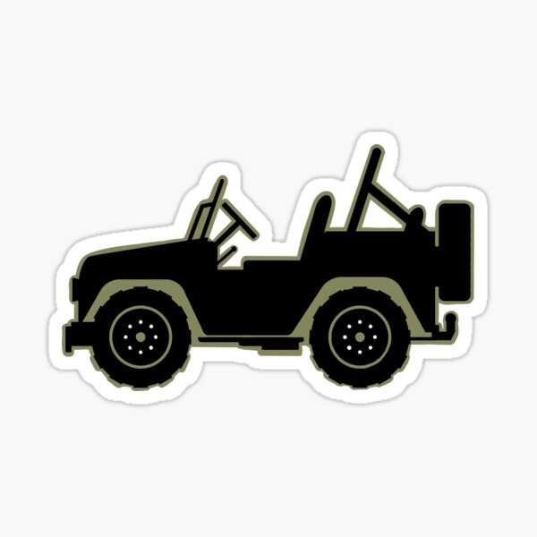 "Green Off-Roading" Sticker for Sale by gracesmorgan | Redbubble