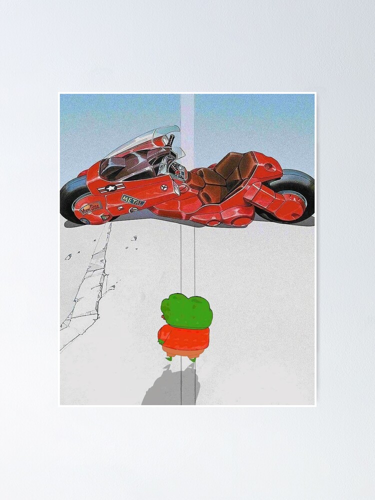 "Akira Pepe Meme " Poster for Sale by ASamArt | Redbubble
