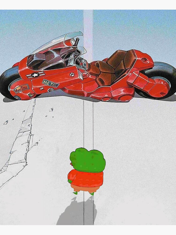 "Akira Pepe Meme " Sticker for Sale by ASamArt | Redbubble