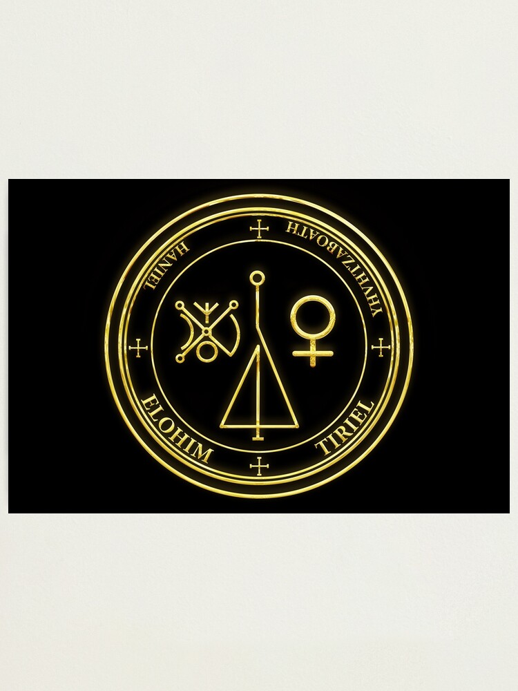 "Archangel Haniel Seal | Seal Of Archangel Haniel T-shirt" Photographic ...