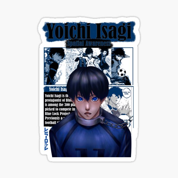 "Blue Lock Yoichi Isagi" Sticker for Sale by Hani-Clothing | Redbubble