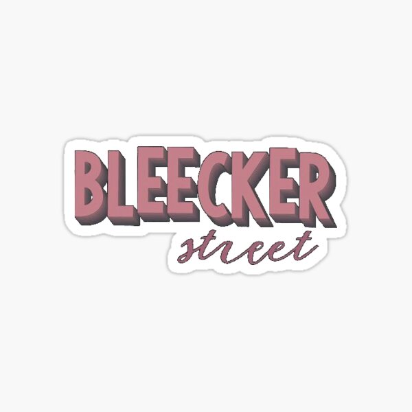 "Bleecker Street" Sticker for Sale by teresaholliday | Redbubble