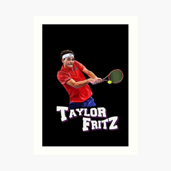 "Taylor Fritz backhand | US Tennis | Taylor Fritz drawing" Art Print ...