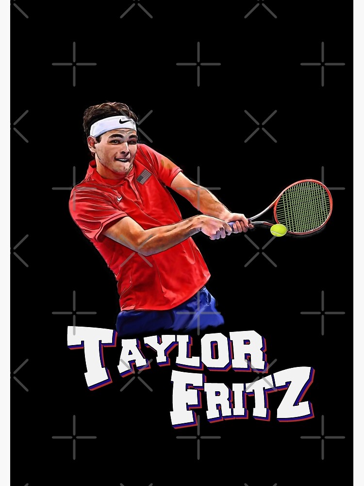 "Taylor Fritz backhand | US Tennis | Taylor Fritz drawing" Art Print ...