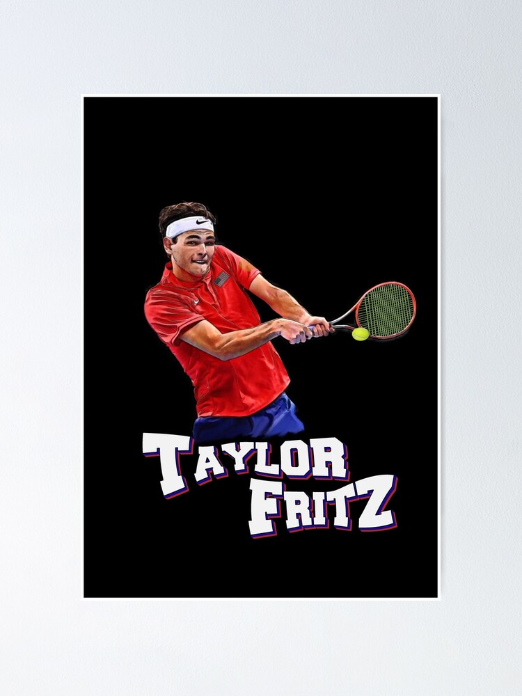 "Taylor Fritz backhand | US Tennis | Taylor Fritz drawing" Poster for ...
