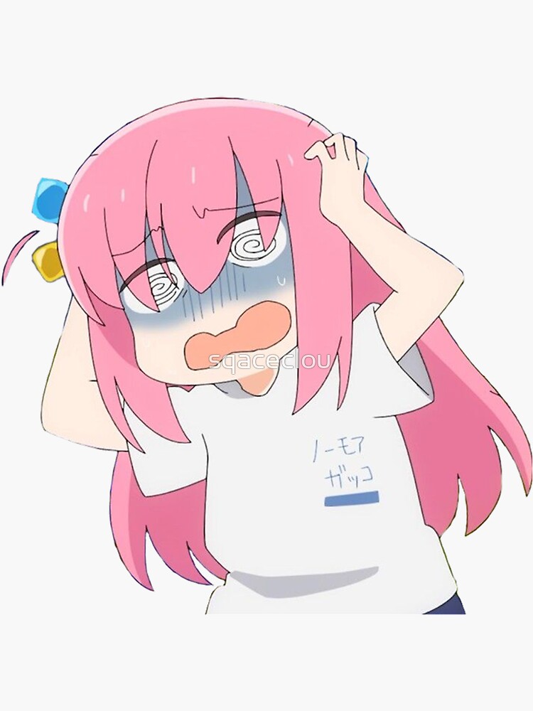 "Bocchi the Rock Hitori Gotou" Sticker for Sale by sqaceclou | Redbubble