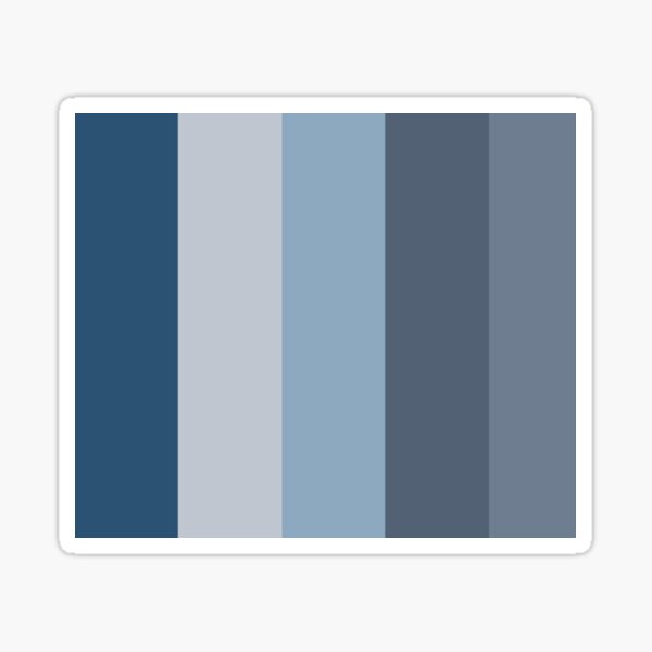 "The fizz smoke & mirrors color palette" Sticker for Sale by ...