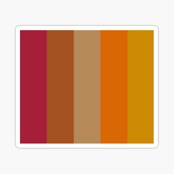 "Grease color palette" Sticker for Sale by darlinggirldsgn | Redbubble