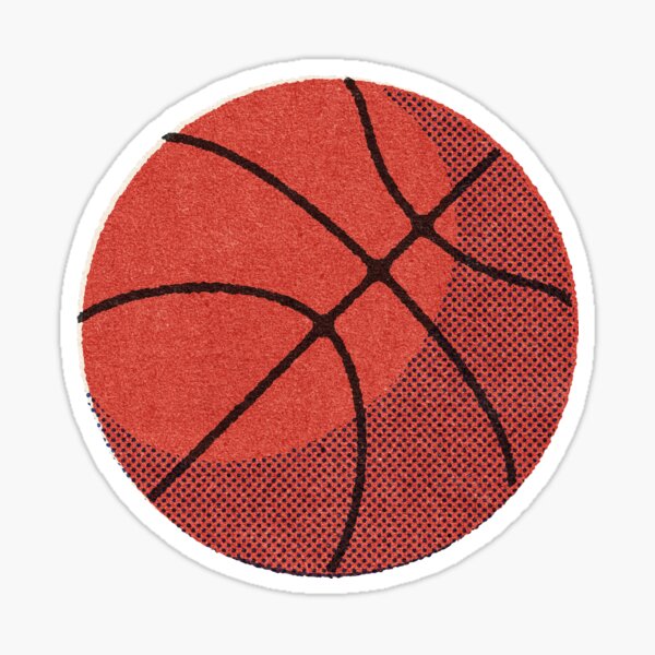 "BALLS / Basketball - indoor I" Sticker for Sale by danielcoulmann ...