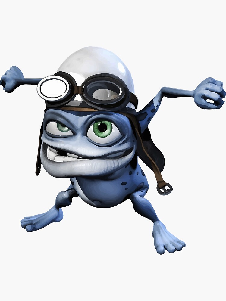 "Angry Frog " Sticker for Sale by AnnaPliska | Redbubble