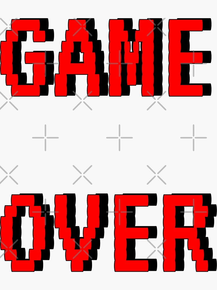 "RED GAMING letters " Sticker for Sale by WolfsArt | Redbubble