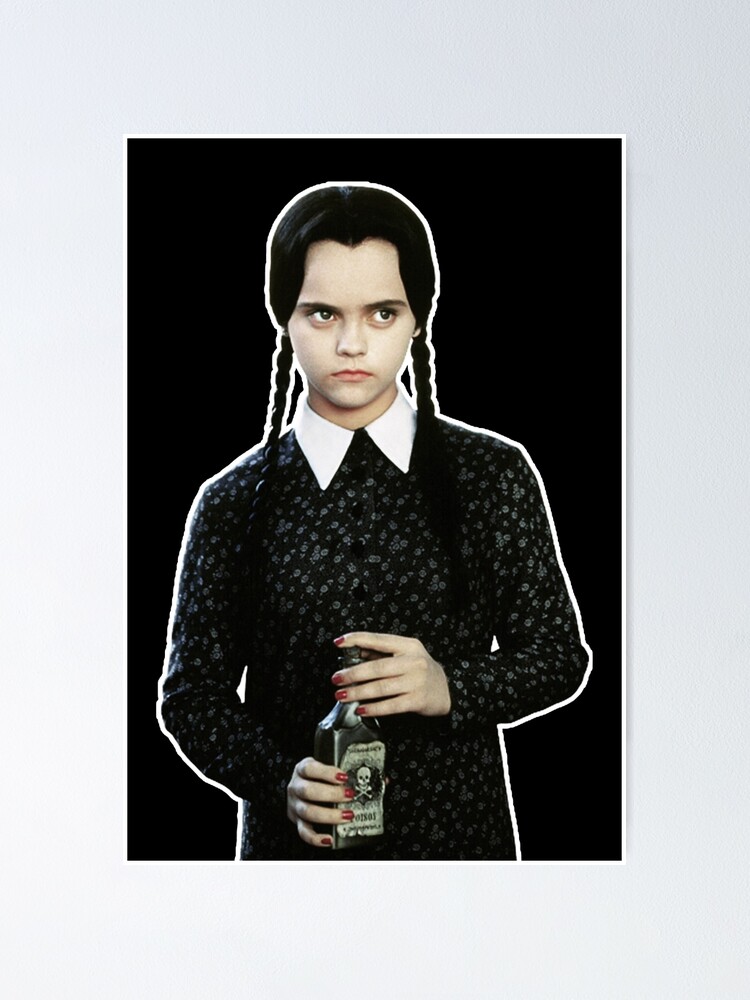 "Wednesday Addams Poison Christina Ricci Digital Art" Poster for Sale ...