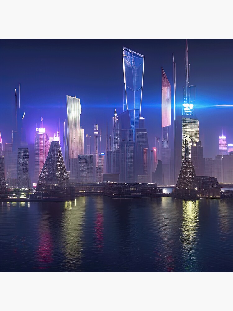 "Retrowave Synthwave Future City 80s Design For The Eighties Music ...