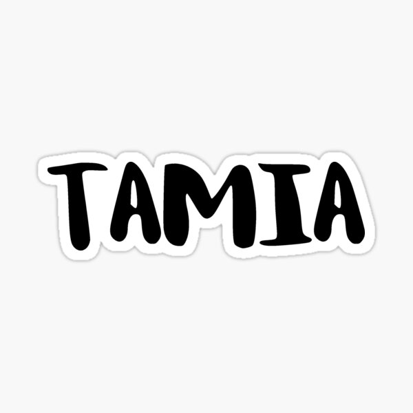 "Tamia" Sticker by FTML | Redbubble