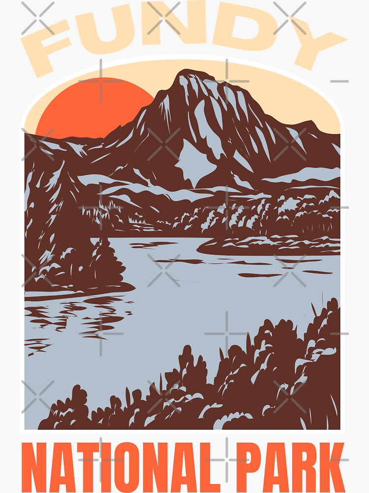 " Fundy National Park, New Brunswick" Sticker for Sale by ...