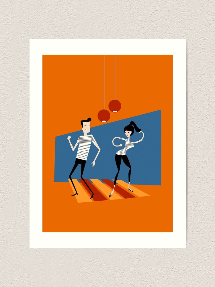 "Beatnik Dance" Art Print for Sale by Plan8 | Redbubble