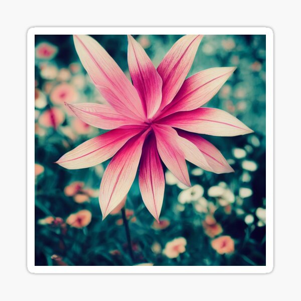 "Floral Glamour " Sticker for Sale by Brontox | Redbubble