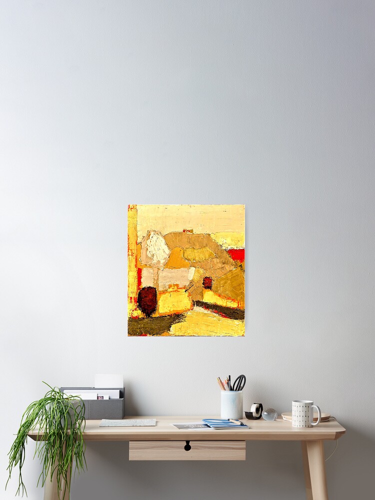 Poster for Sale mit "Paysage 1953 Nicolas de Stael 1914 1955" von AZLAM | Redbubble