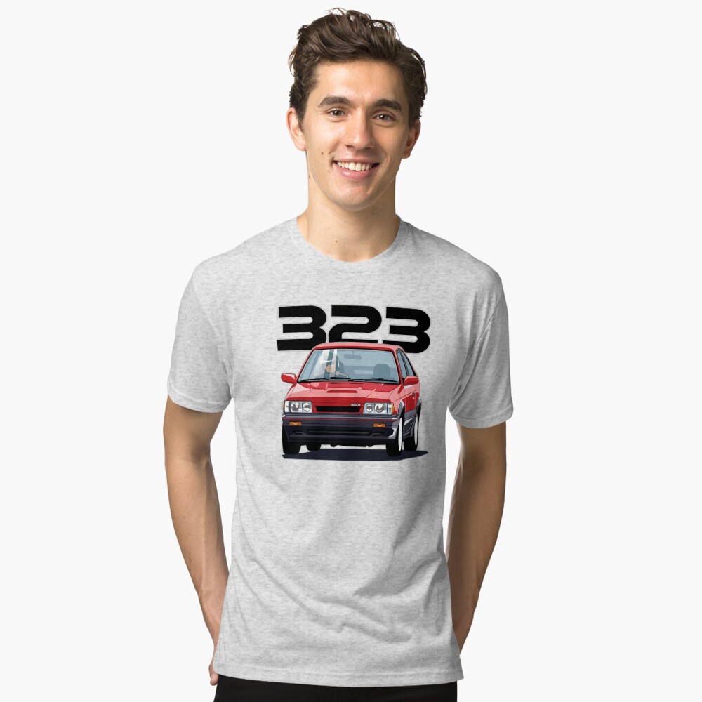 "Mazda 323 GTX Familia Turbo BFMR" Sticker for Sale by myteekingdom ...