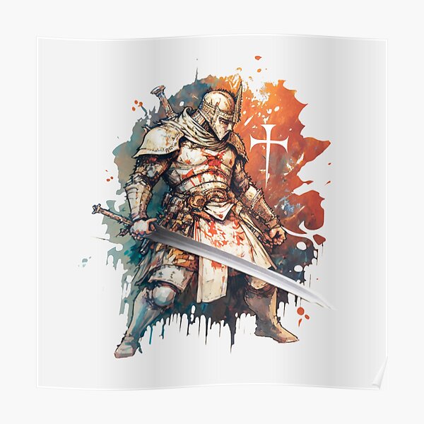 "Medieval Knight" Poster for Sale by TheHistoryWorld | Redbubble