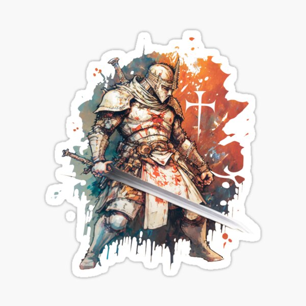 "Medieval Knight" Sticker for Sale by TheHistoryWorld | Redbubble