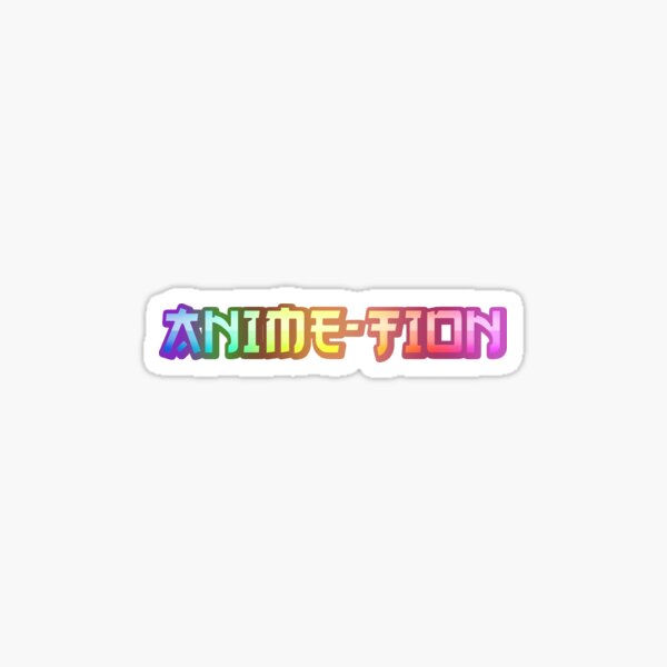 "Anime-tion in Rainbow Pastels" Sticker for Sale by Aerodin | Redbubble