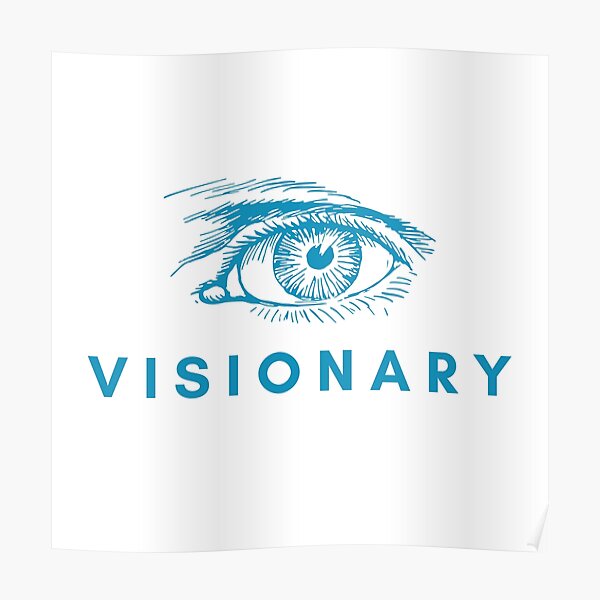 "Blue Eyes Drawing Vision Visionary" Poster for Sale by monkeythedog ...