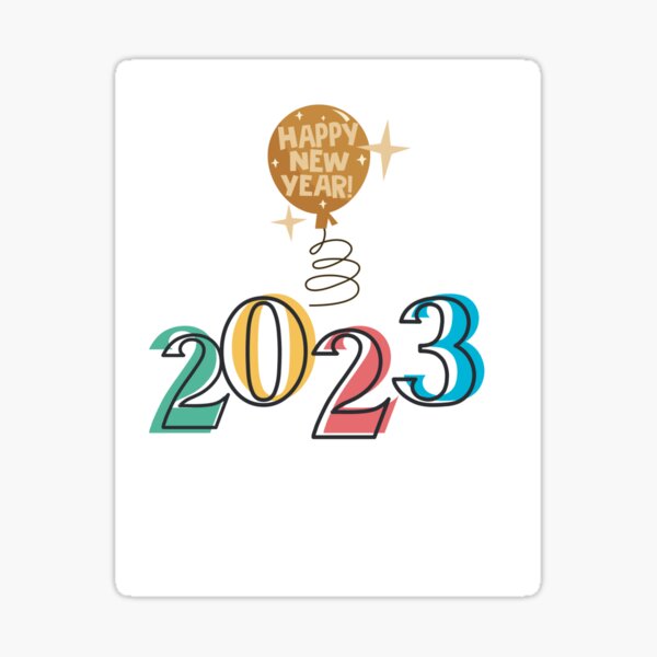 "New Years Odometer #Party#USA# 2023" Sticker for Sale by ...