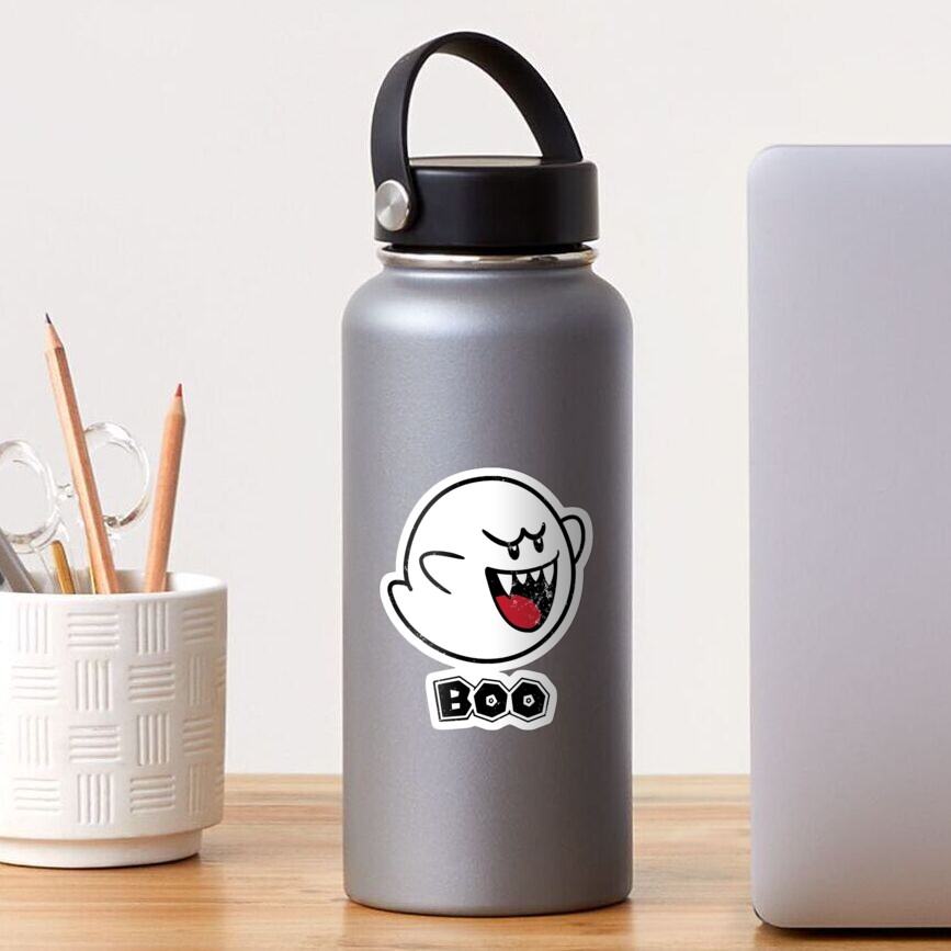 "Boo! Ghost" Sticker for Sale by DAKAstudio | Redbubble