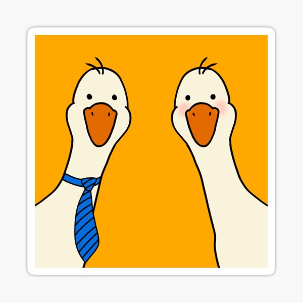 "Quack Quack!!" Sticker for Sale by ArtsByAsia | Redbubble