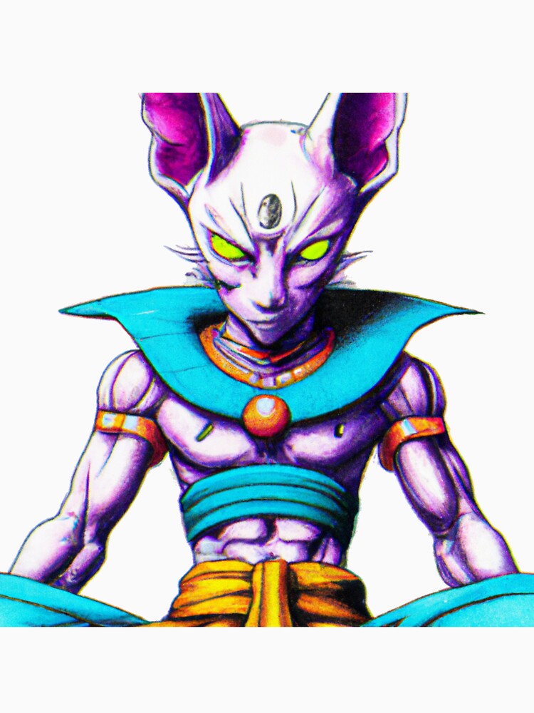 "Lord beerus fan art" T-shirt for Sale by Perryfranken | Redbubble | lord t-shirts - beerus t ...