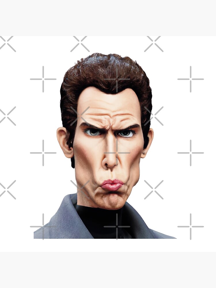 Cojín «El meme de mirada fija de Zoo Lander Lightskin, dibujo digital ...