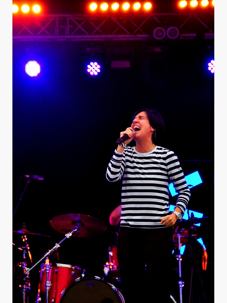 "Sharleen Spiteri Performing Live With Texas" Sticker for Sale by AndyEvansPhotos | Redbubble