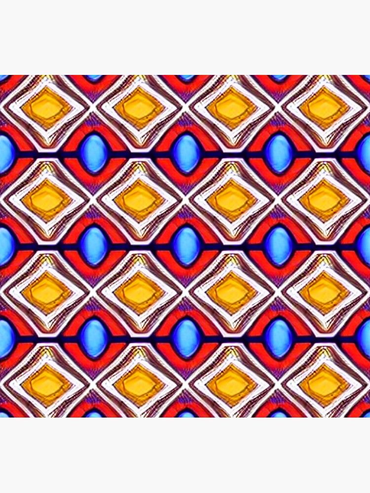"Colorful African design pattern, African art " Poster for Sale by ...