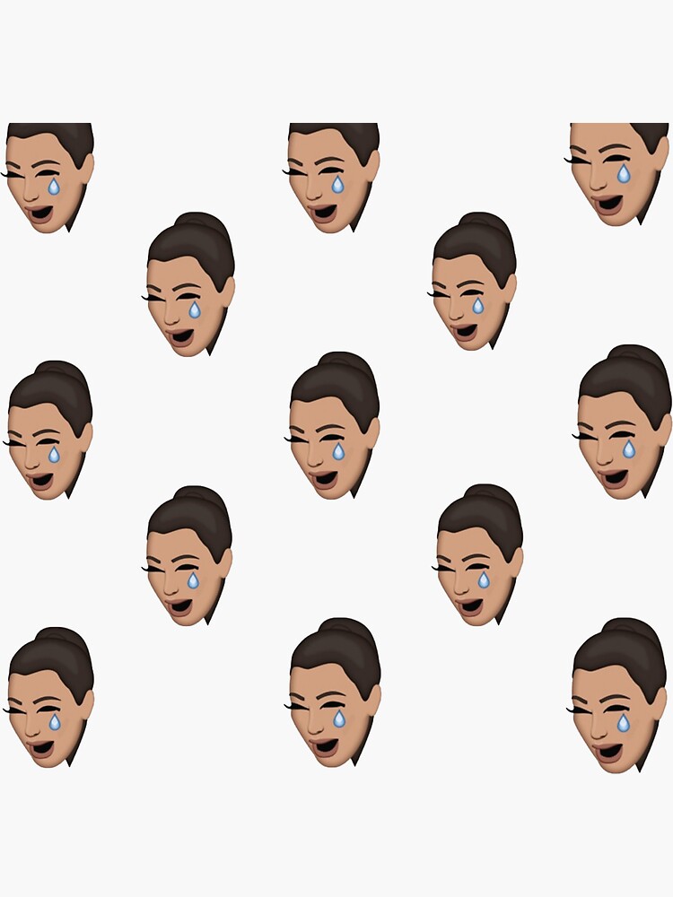 "kim crying" Sticker by hloverman | Redbubble