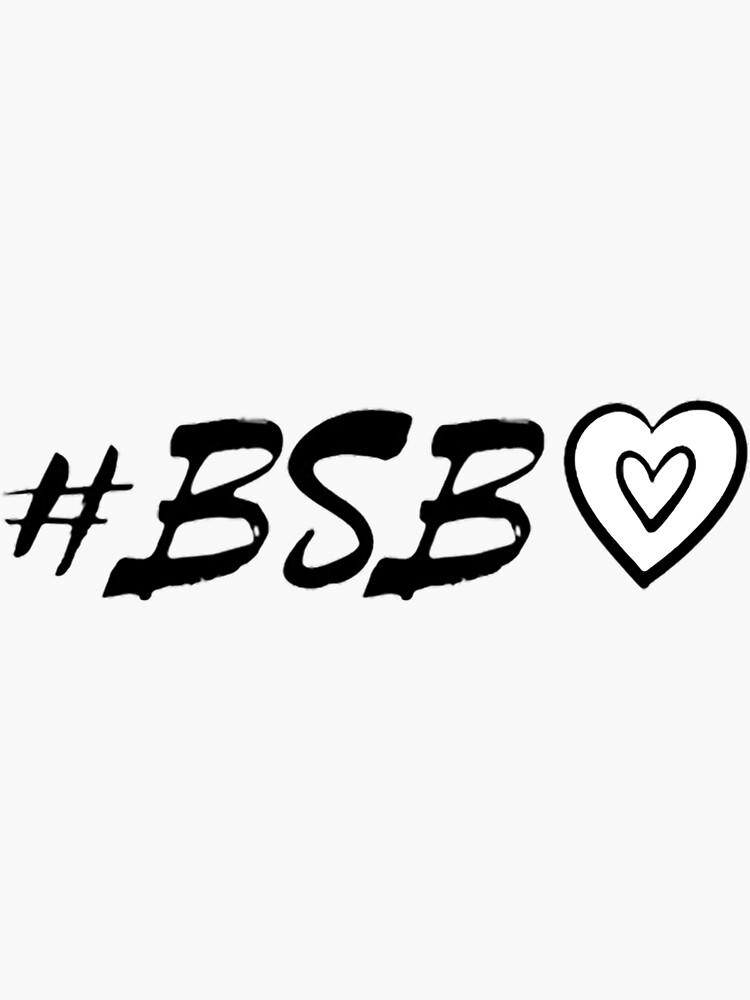 "BSB" Sticker for Sale by ShannonWeston | Redbubble