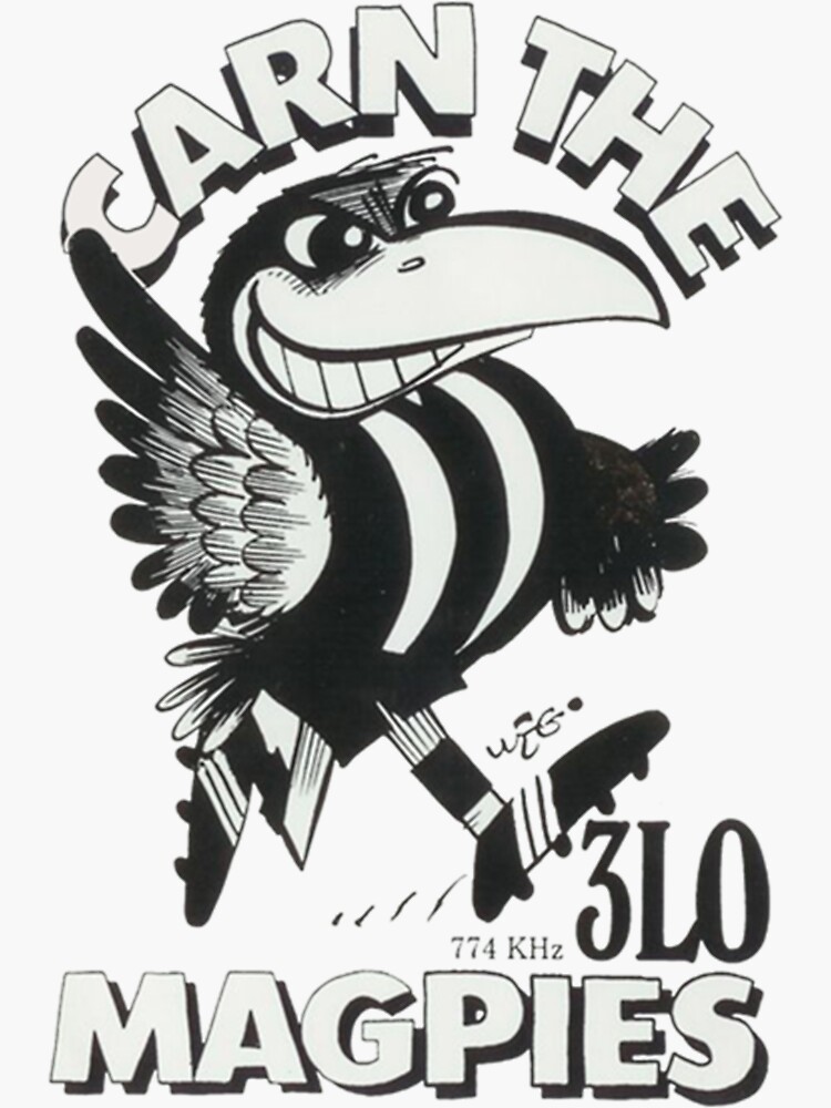 "collingwood " Sticker for Sale by anselmleighton | Redbubble