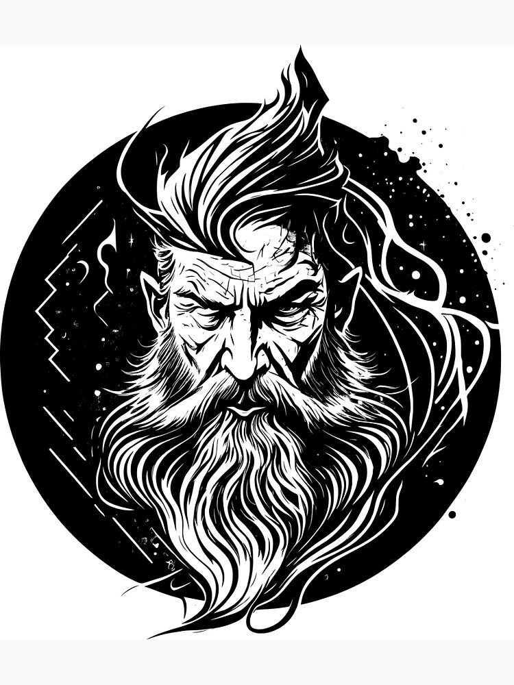 "Wizard Head" Poster for Sale by flowinglobe | Redbubble