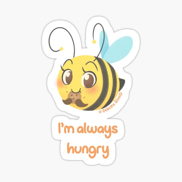 "Chubbees - I'm always hungry" Sticker for Sale by SilveryDreams ...
