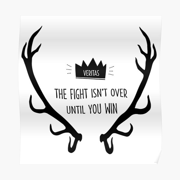 "Veritas Quote" Poster by Yellowkoong | Redbubble