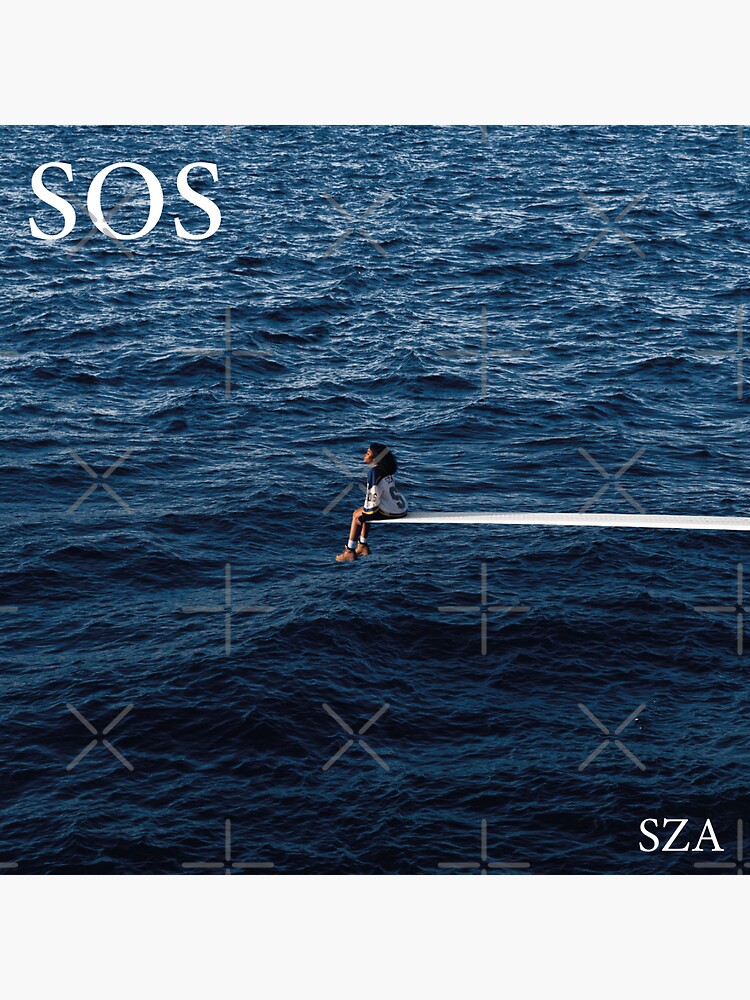 "sos sza" Sticker for Sale by zivad23 | Redbubble