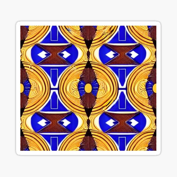 "African pattern, African art " Sticker for Sale by Huesoffun | Redbubble