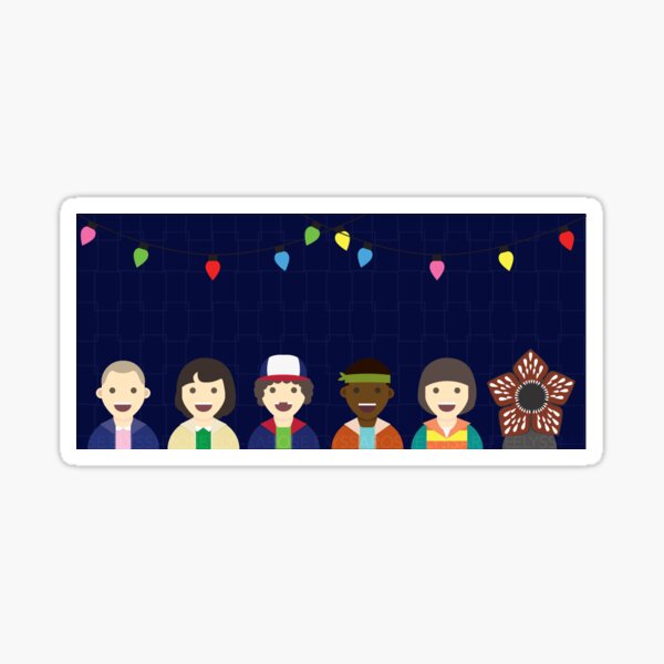 "Stranger Cute" Sticker for Sale by elyssarose | Redbubble