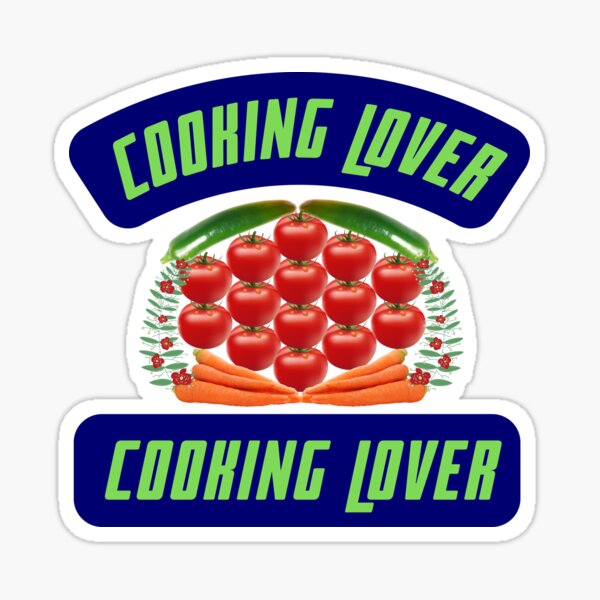 "Cooking Lover - Favorite Food - Eat your vegetables" Sticker for Sale ...