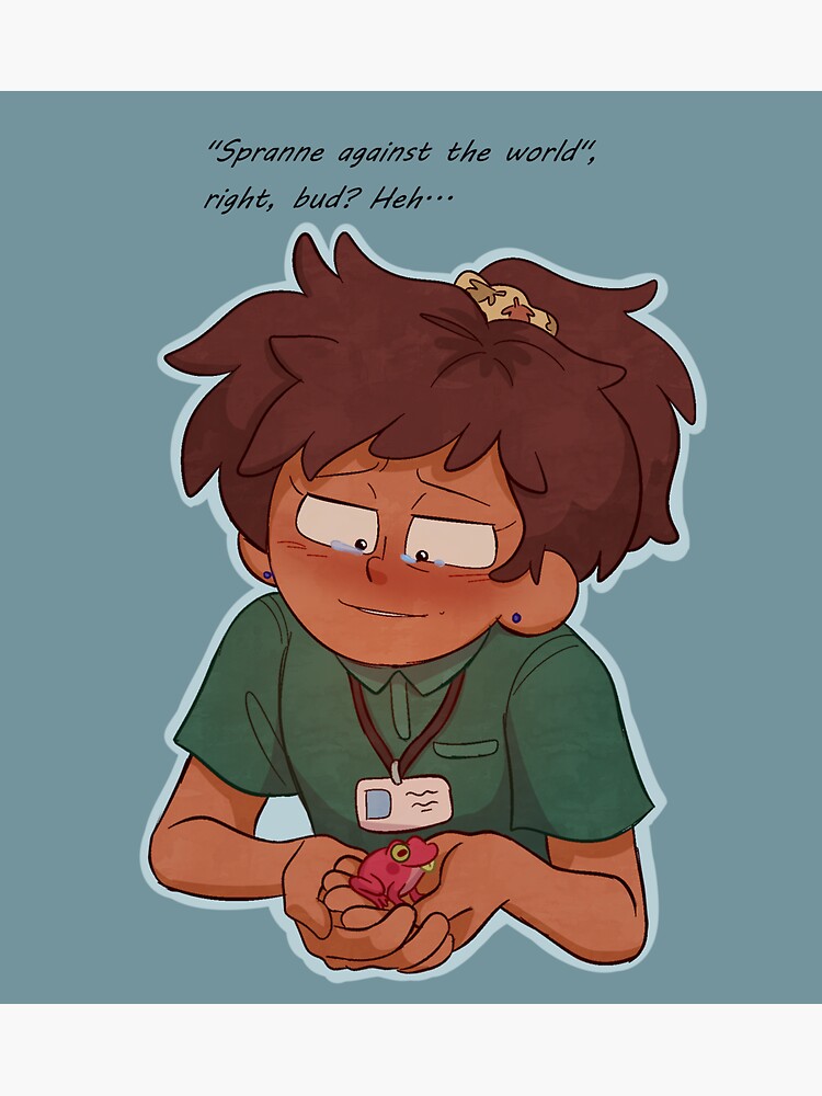 "Spranne against the world - Anne Boonchuy (post-timeskip) - Amphibia" Sticker for Sale by ...