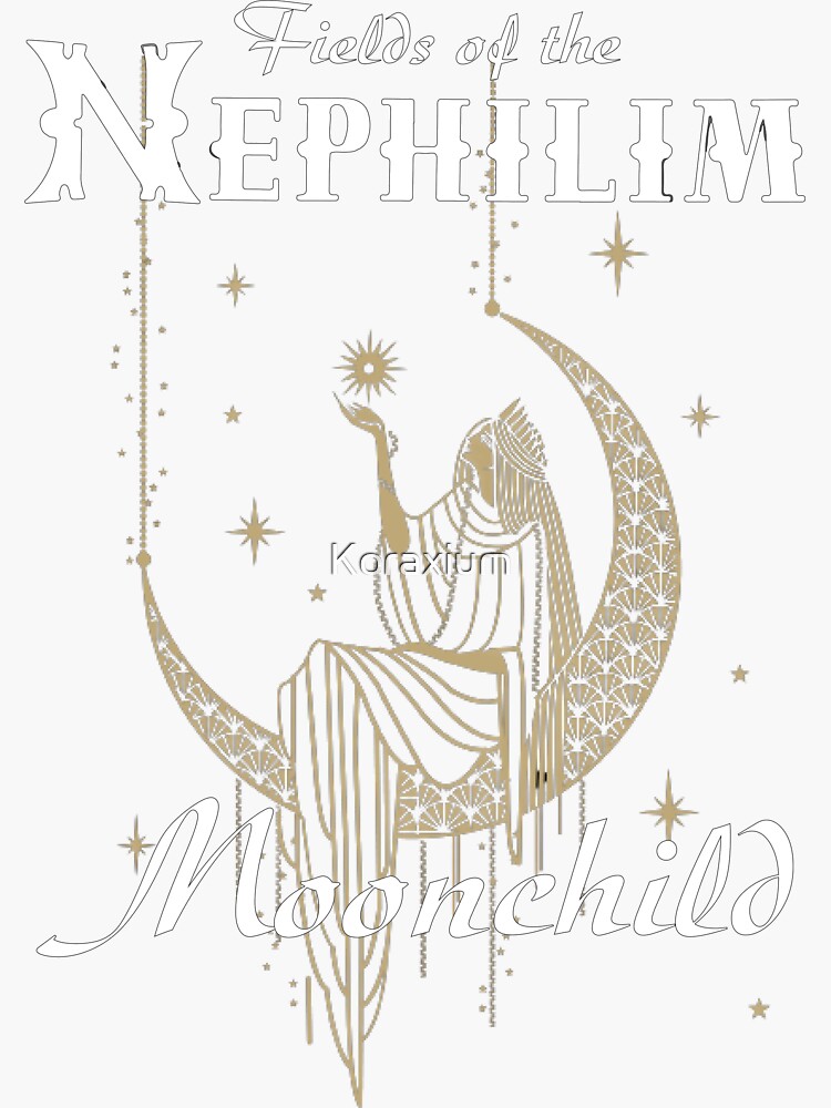 "Moonchild Fields of The Nephilim" Sticker for Sale by Koraxium | Redbubble
