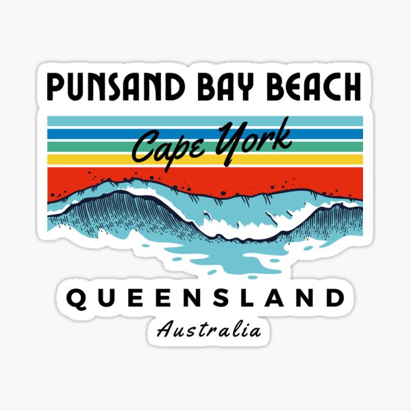 "Punsand Bay Beach, Cape York, Queensland, Australia" Sticker for Sale ...