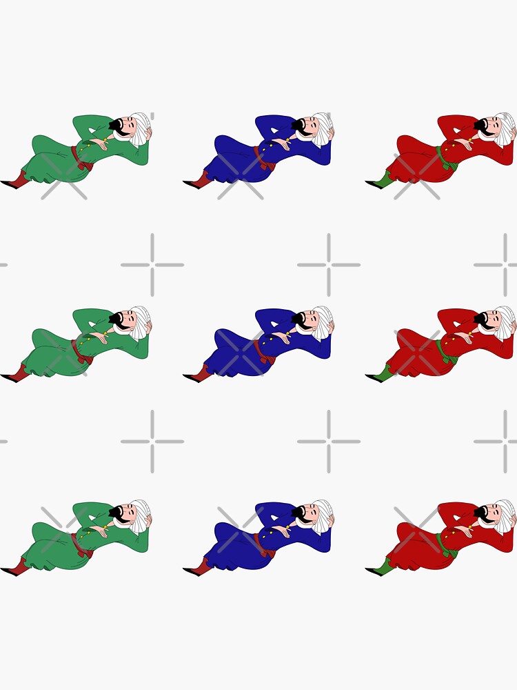 "Persian miniature characters stickers - Persian (iranian) art" Sticker ...